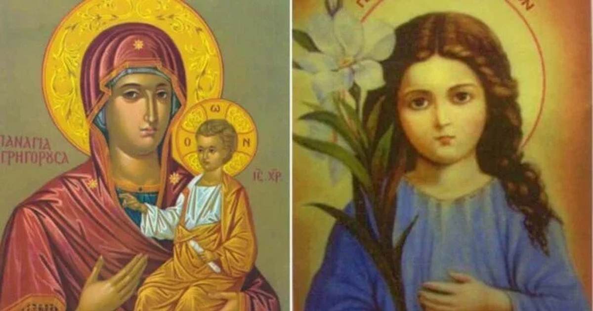 Η μοναδική εικόνα της Παναγίας που την δείχνει τριών χρονών - Athina360