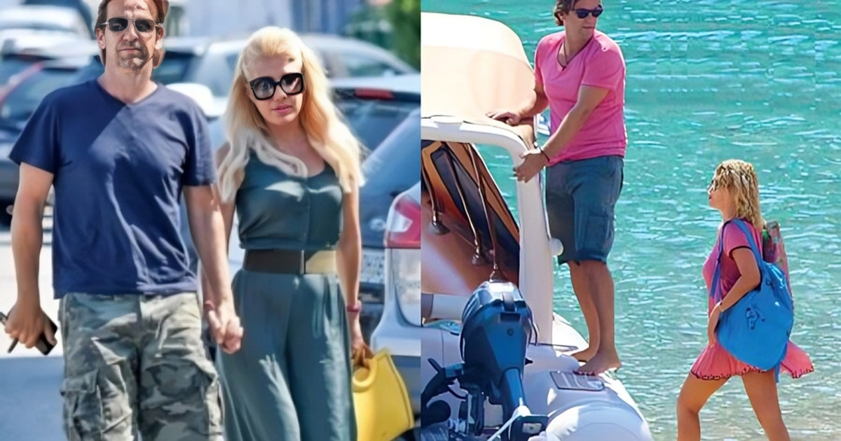 Δεν είδαν τους paparazzi: Οι σπάνιες φωτογραφίες της Ελένη Μενεγάκη με ...