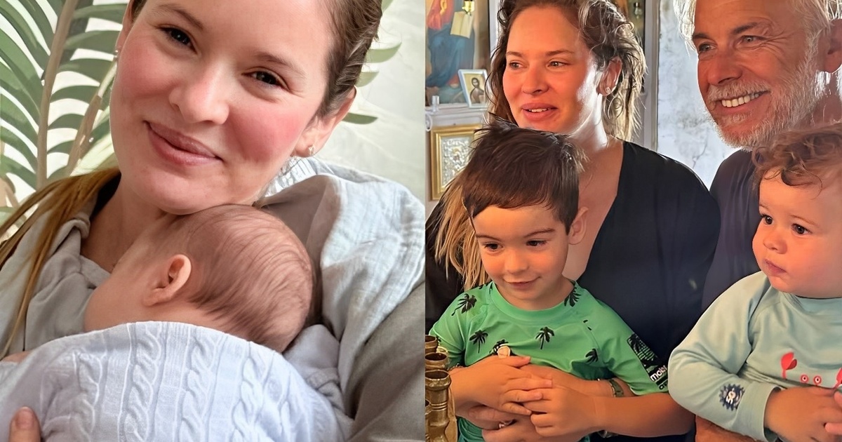 Ανίτα Μπραντ: Ποζάρει αγκαλιά με τον 3,5 μηνών γιο της - Athina360